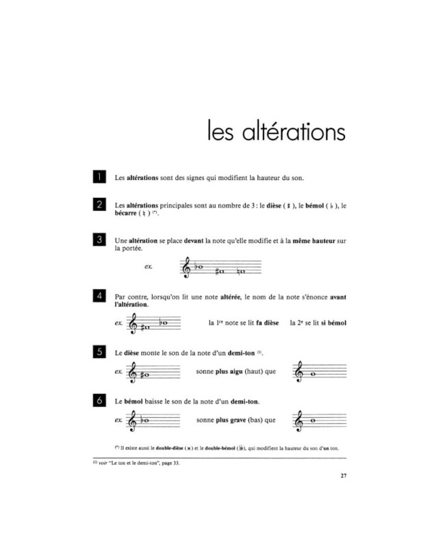 Théorie Musicale Vol. 1 - Sophie Jouve-Ganvert - Henry Lemoine